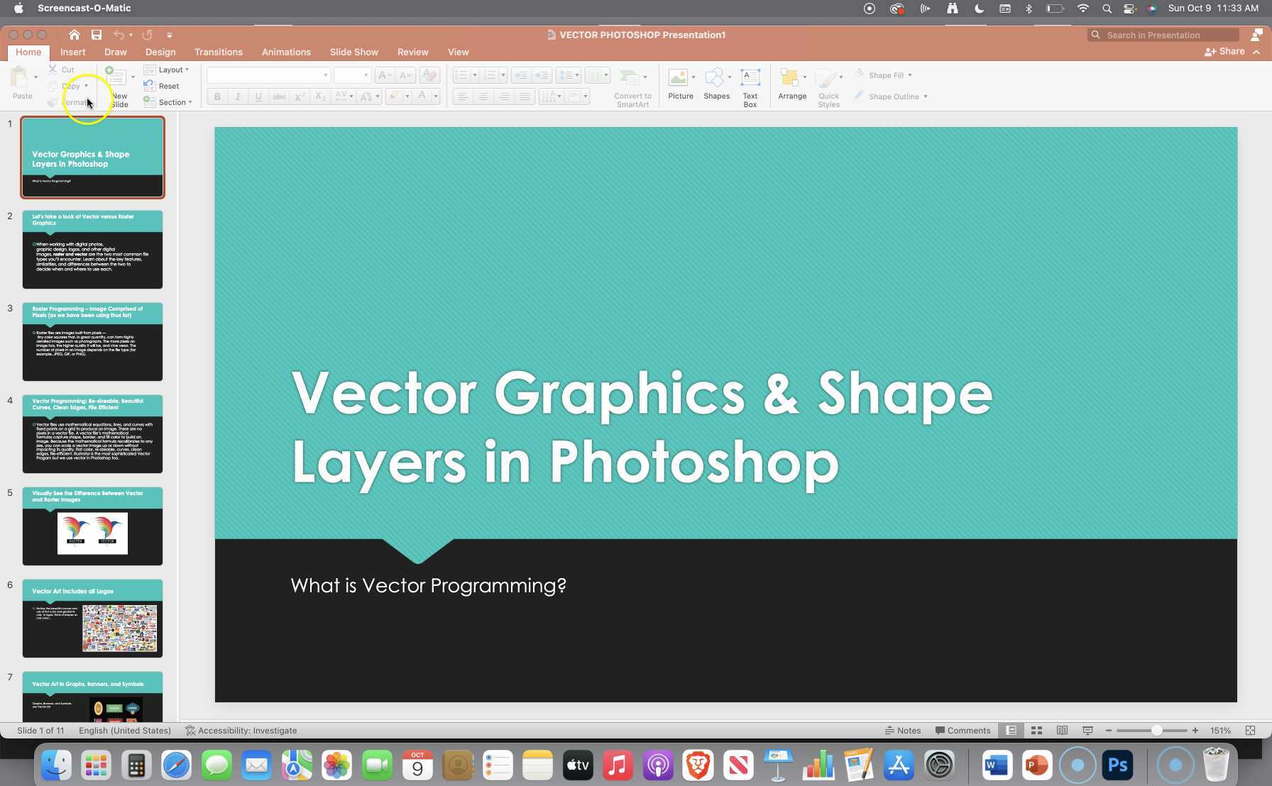 VECTOR SHAPE LAYERS IN PHOTOSHOP