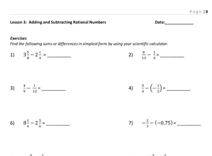 math 7 2-3 add/subt fract