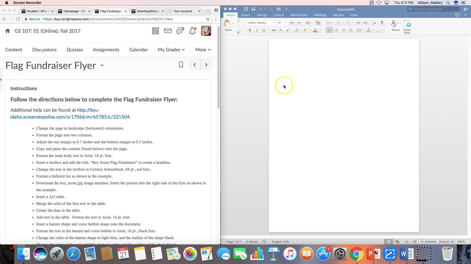 Boy Scout Flag Fundraiser