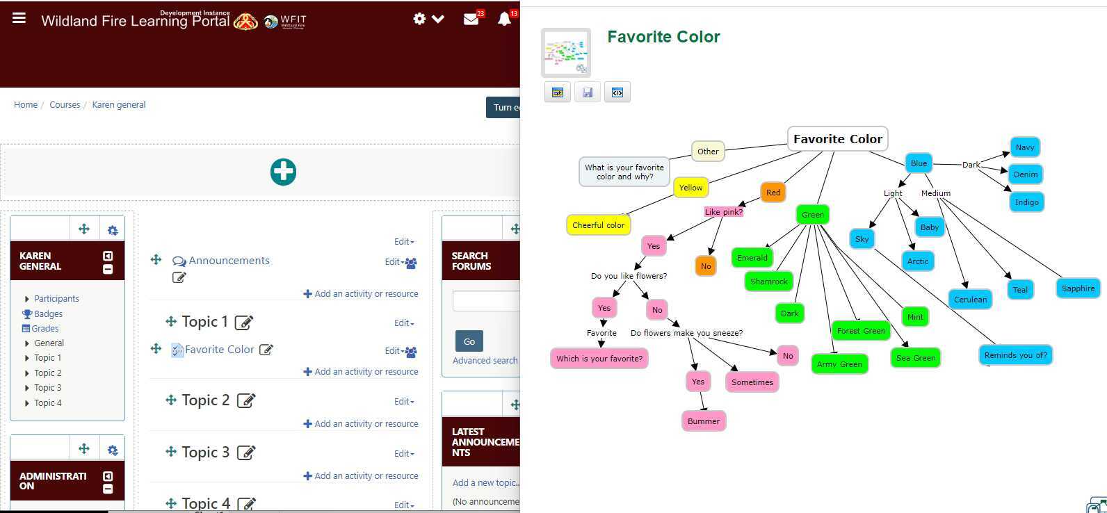 Questionnaire- Branching questions