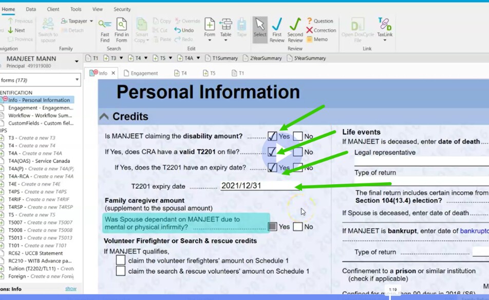 Snip - Self DTC on taxcycle