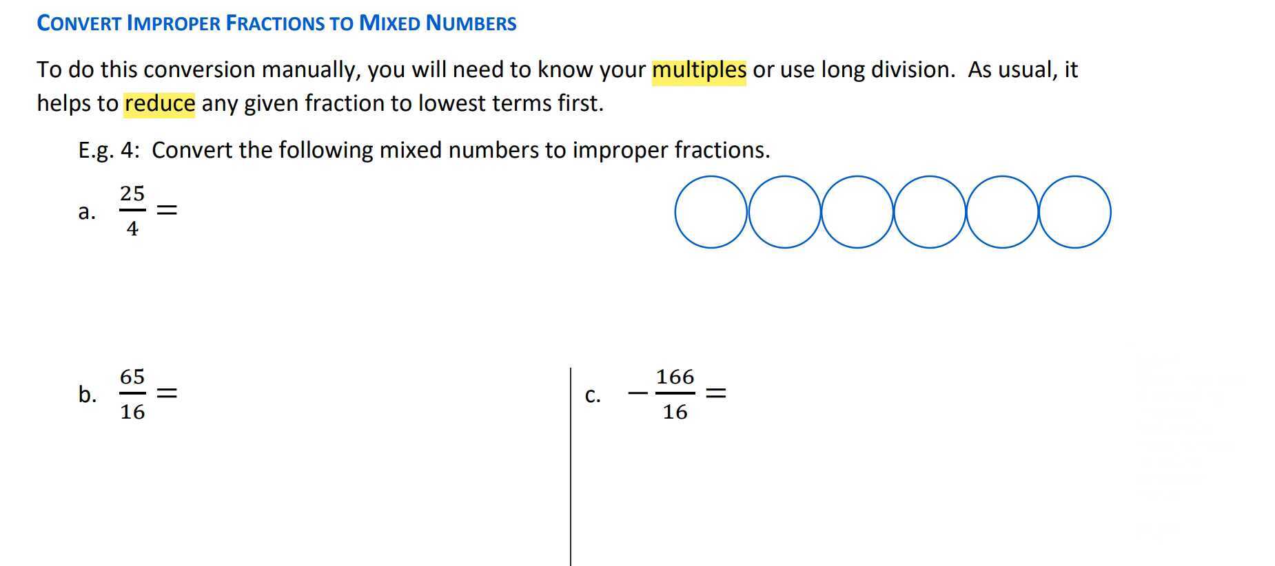 CMTR 1 3a 08 Eg 4 Convert Improper Fractions To Mixed Numbers CMTR 1 3a 08 Eg 4 Convert Improper Fractions To Mixed Numbers