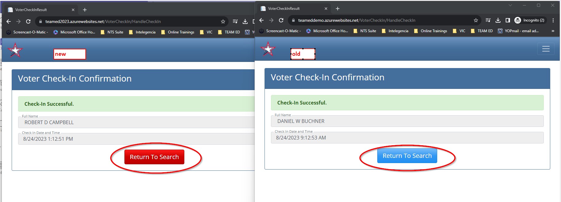 Voter Check-In 2