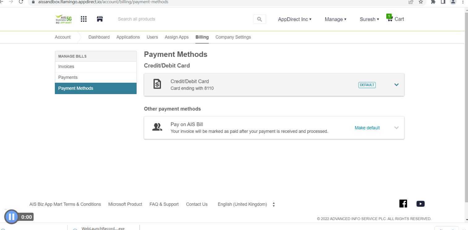 Windows Remove Payment Method