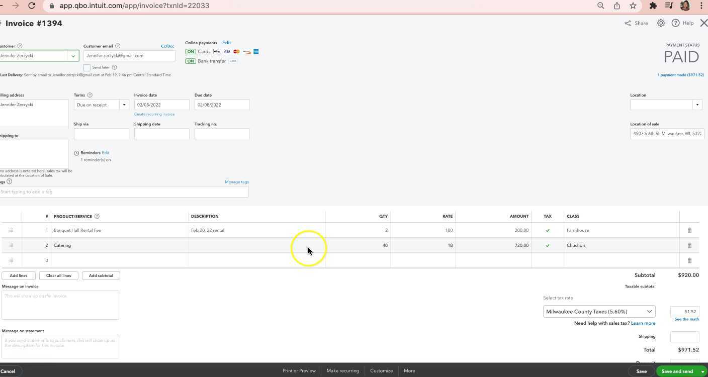 NCR Invoice JE Receiving PMTS