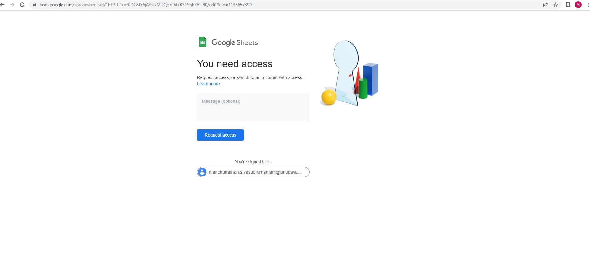 Snip - Access Denied - Google Chrome