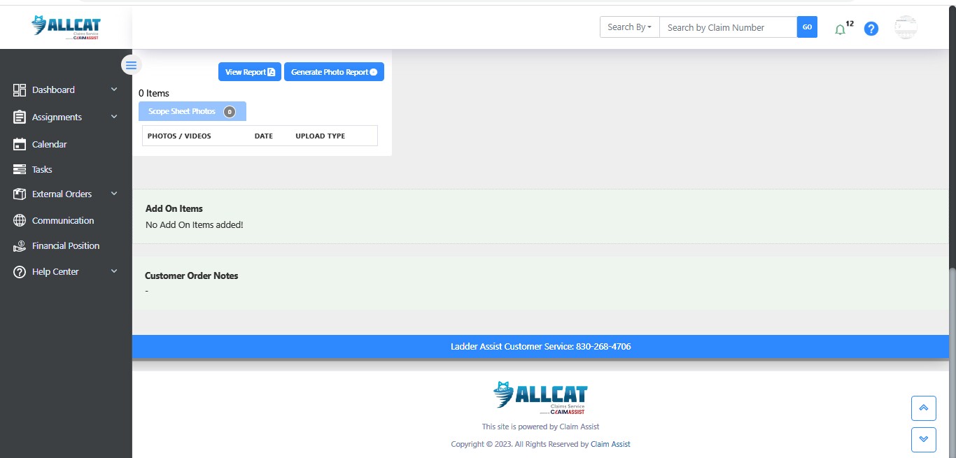 Allcat SP login Ladder Assist