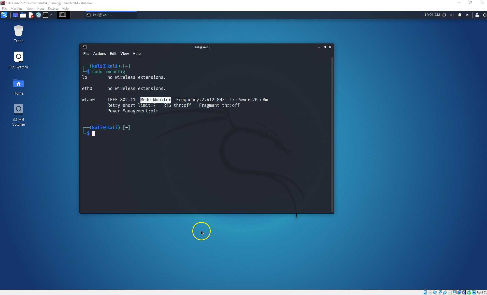 How to switch WNIC to Managed Mode
