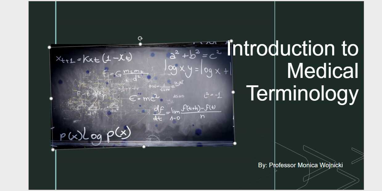 Introduction to Medical Terminology