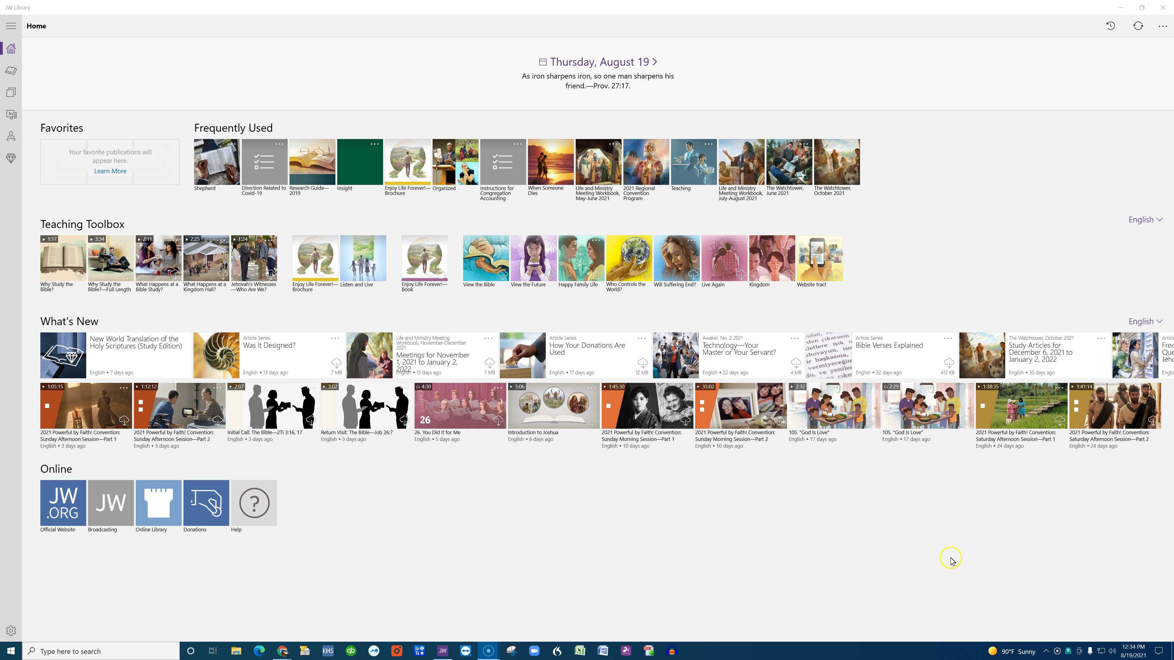 Training-JW App Research Guide