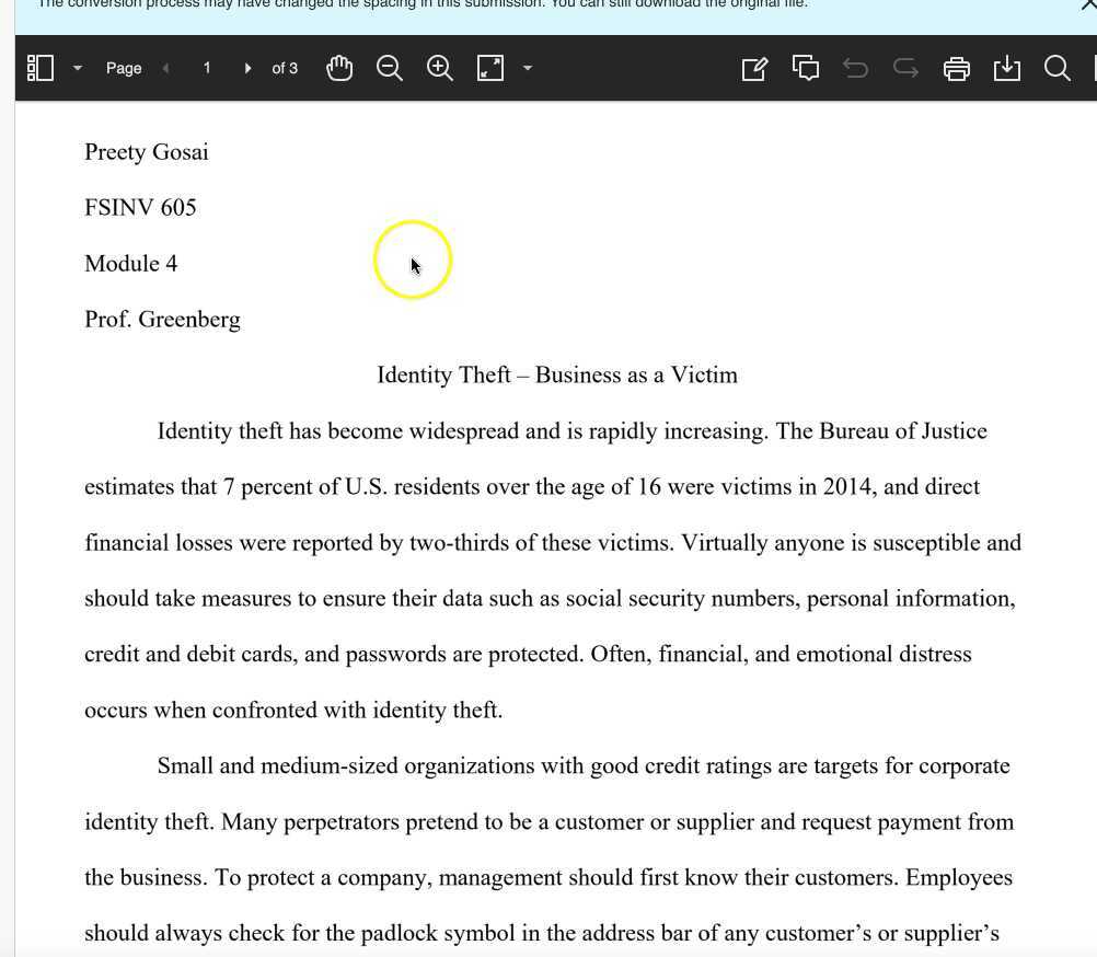 Preety Gosai Module 4 Scheme