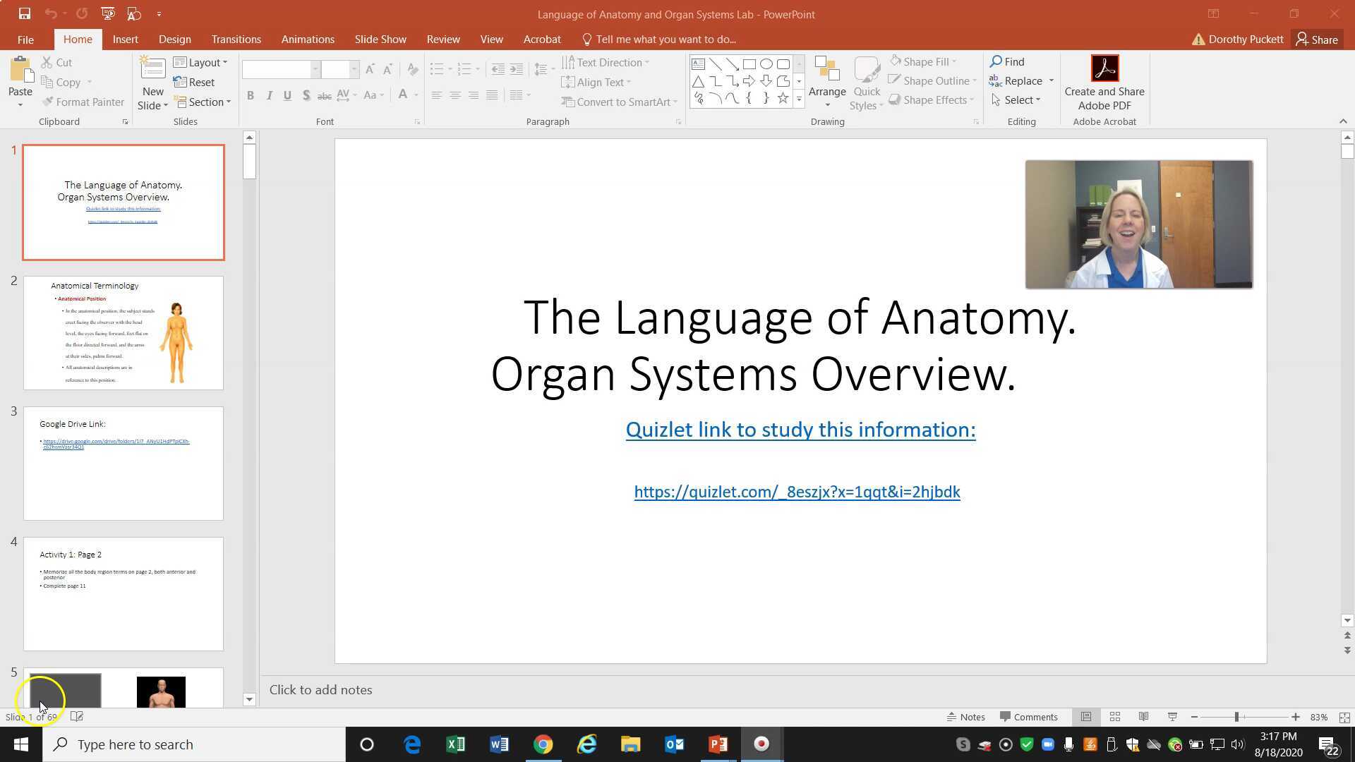 The Language of Anatomy. Organ Systems Overview