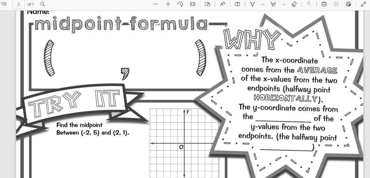 Midpoint & Distance Formula
