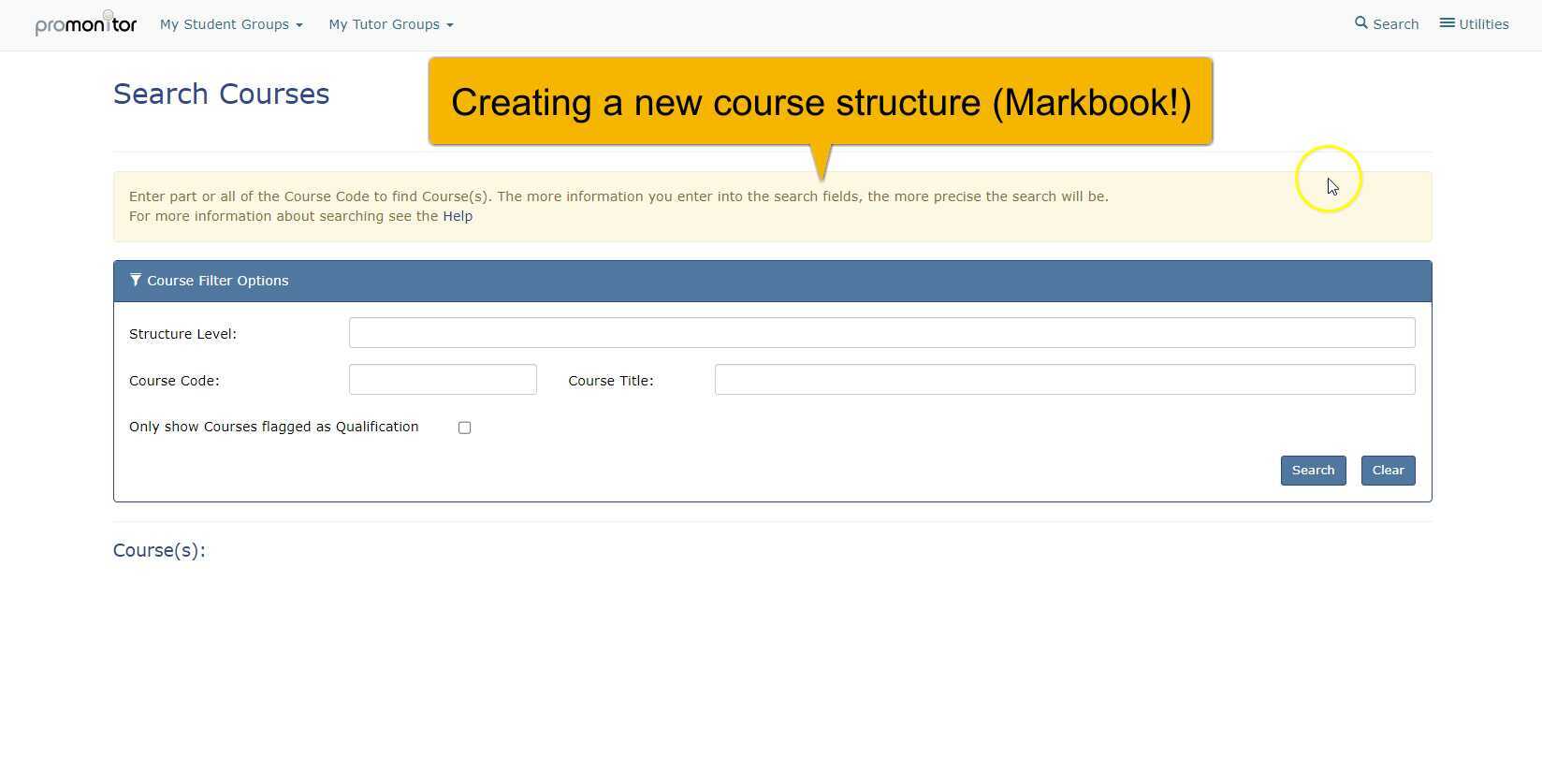 ESOL MarkBook Set-up 1