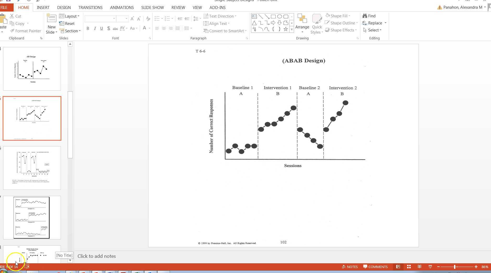 Withdrawal (ABAB) Designs