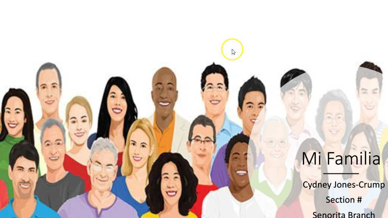 Mi Familia Project - Cydney Jones-Crump