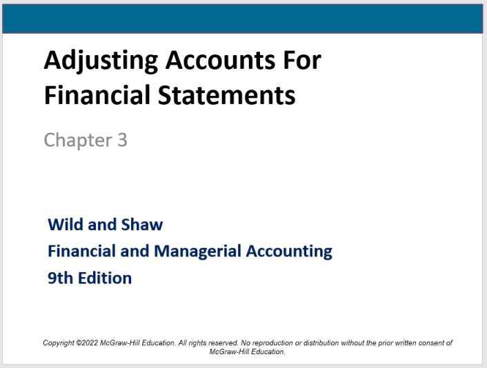 Financial Accounting_Chapter 3_9th Edition
