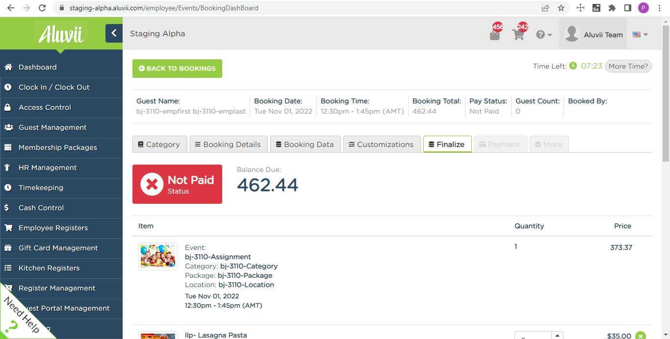 Bookings --> Saving booking and done payment sends confirmation mail again