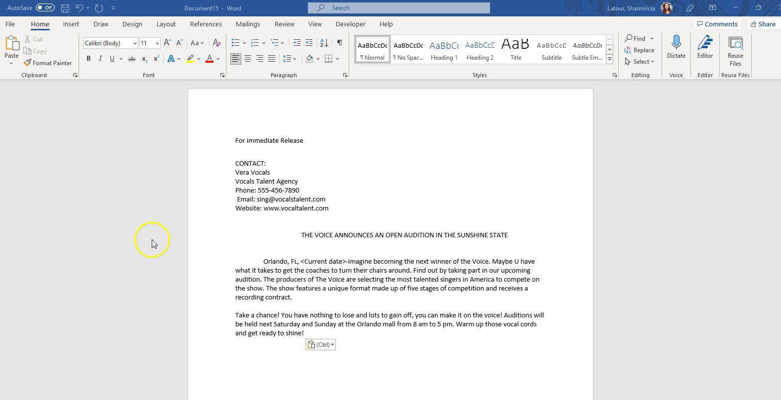 IBCA Lesson 27 Formatting Text