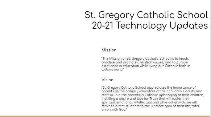 STG Tech Update 8-21