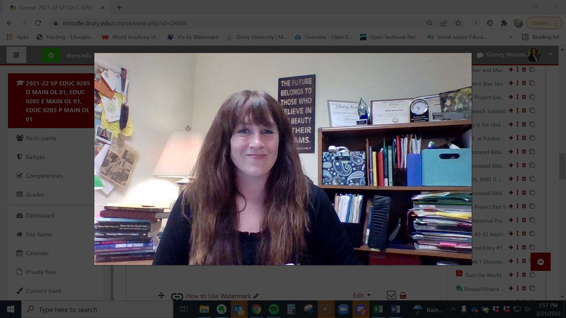 EDUC 205OL Week 10 PFP Instructions