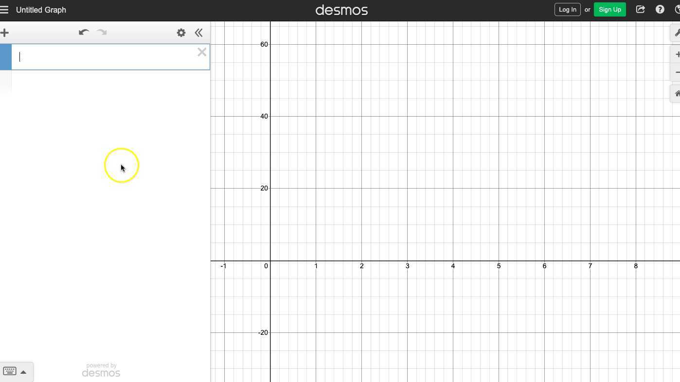 Masses and Springs Bounce Graphing Desmos