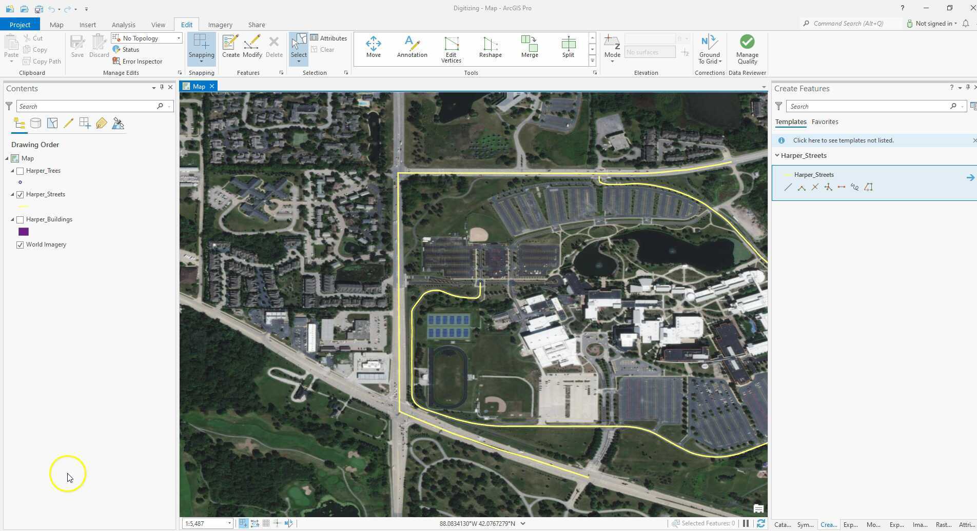 GEG 150: Lab 12. Split Line Segment