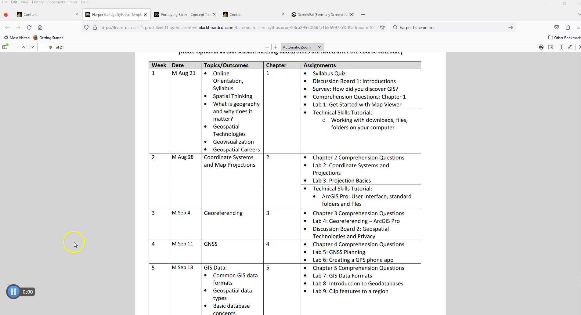 GEG 150-23: Week 2. Overview Video