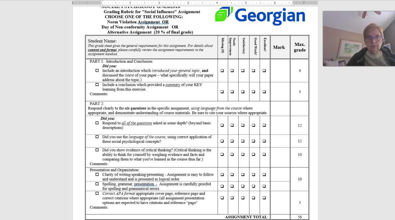 Social Influence Assignment - basic instructions