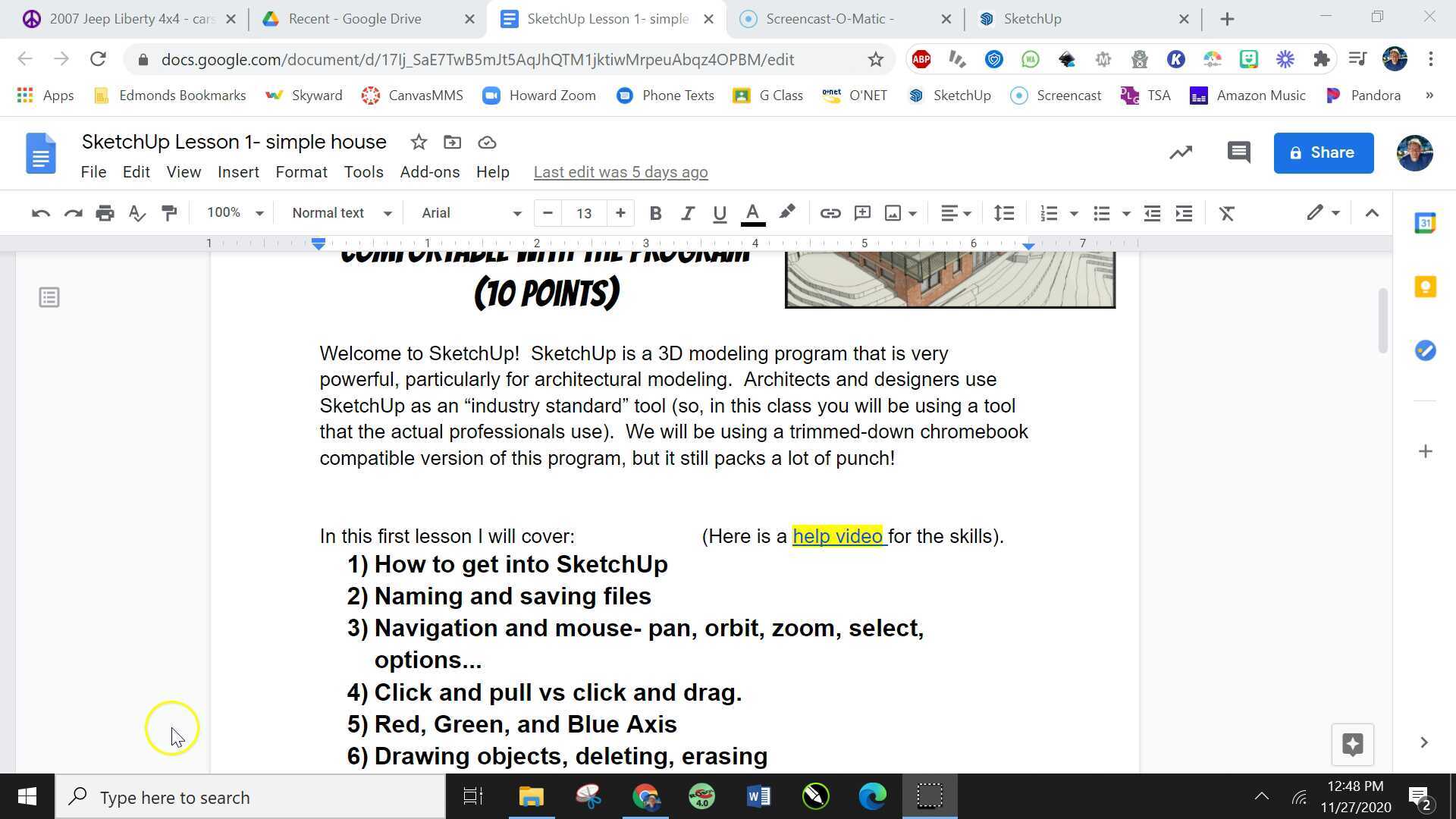 SketchUp Simple House (How to)