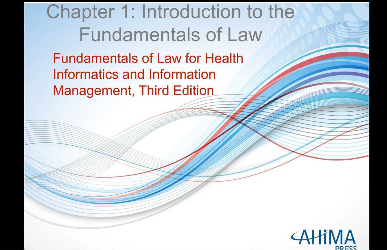 Fundamentals of Law: Chapter 1 Summary