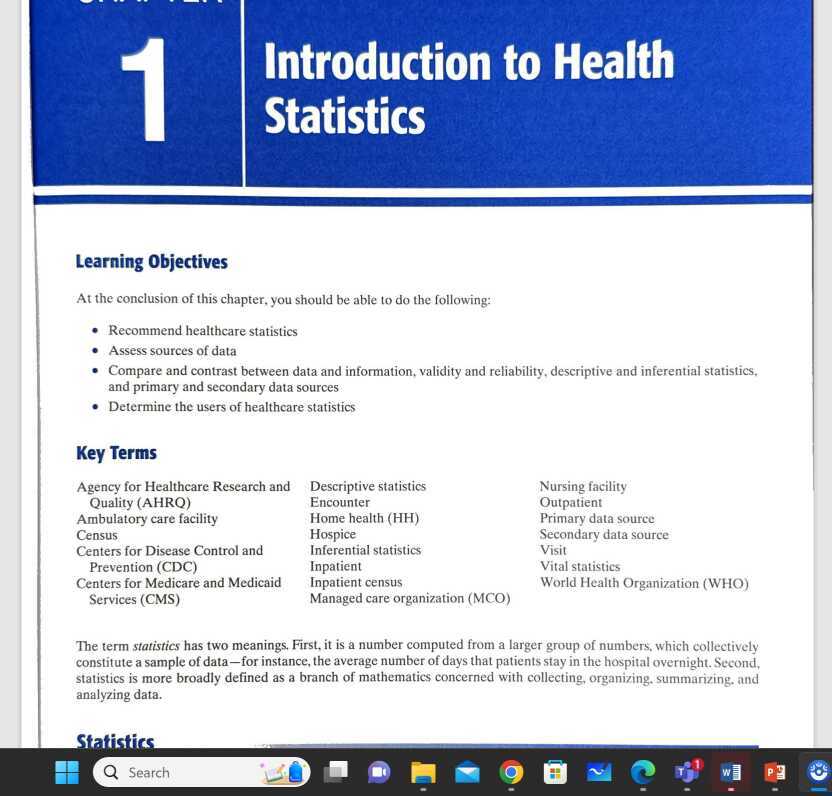 Stats: Ch. 1 Lecture