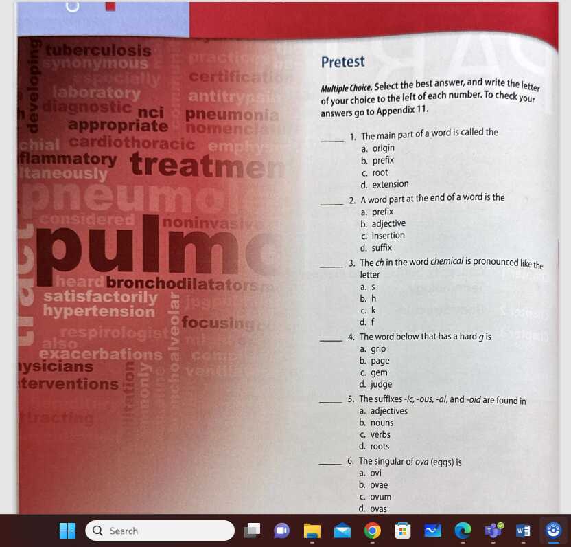 Med Term Ch. 1 Lecture