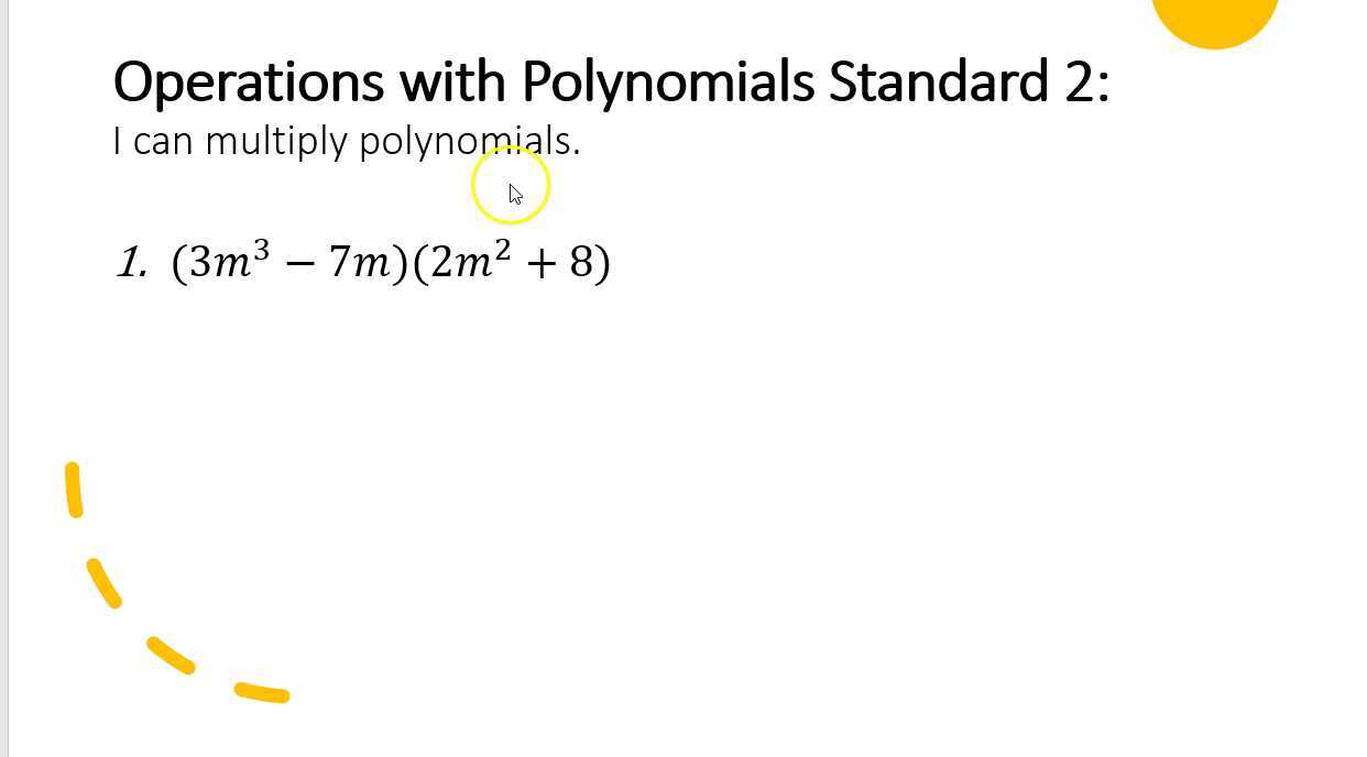 Multiply Polynomials Table Method