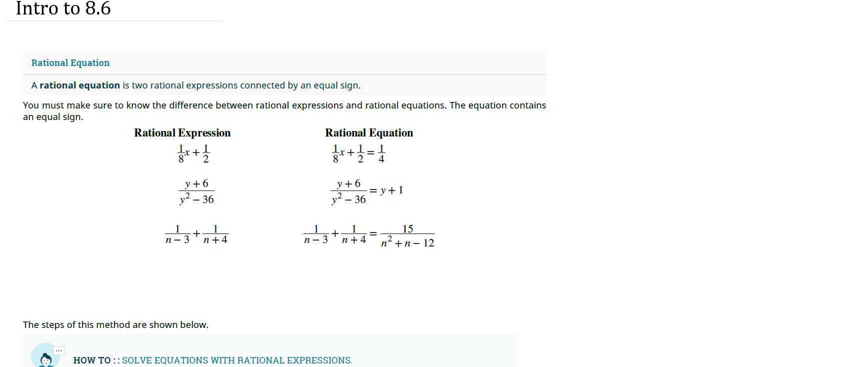 M99 Overview Rational Expressions Part 1