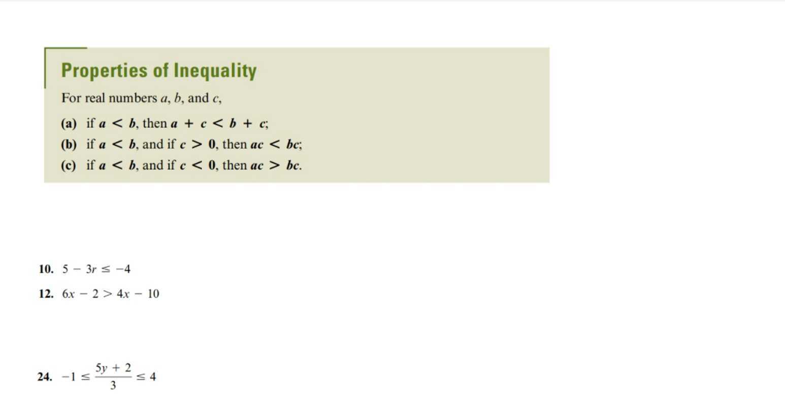M145 Intro to Linear Inequalities P1