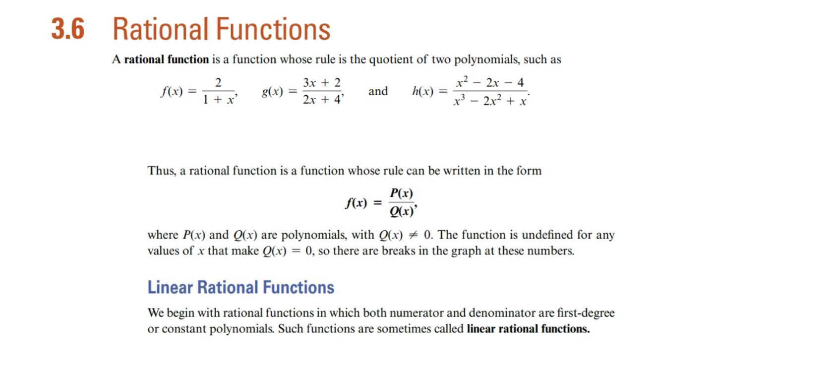 M145 3.6 Rational Functions Part 1