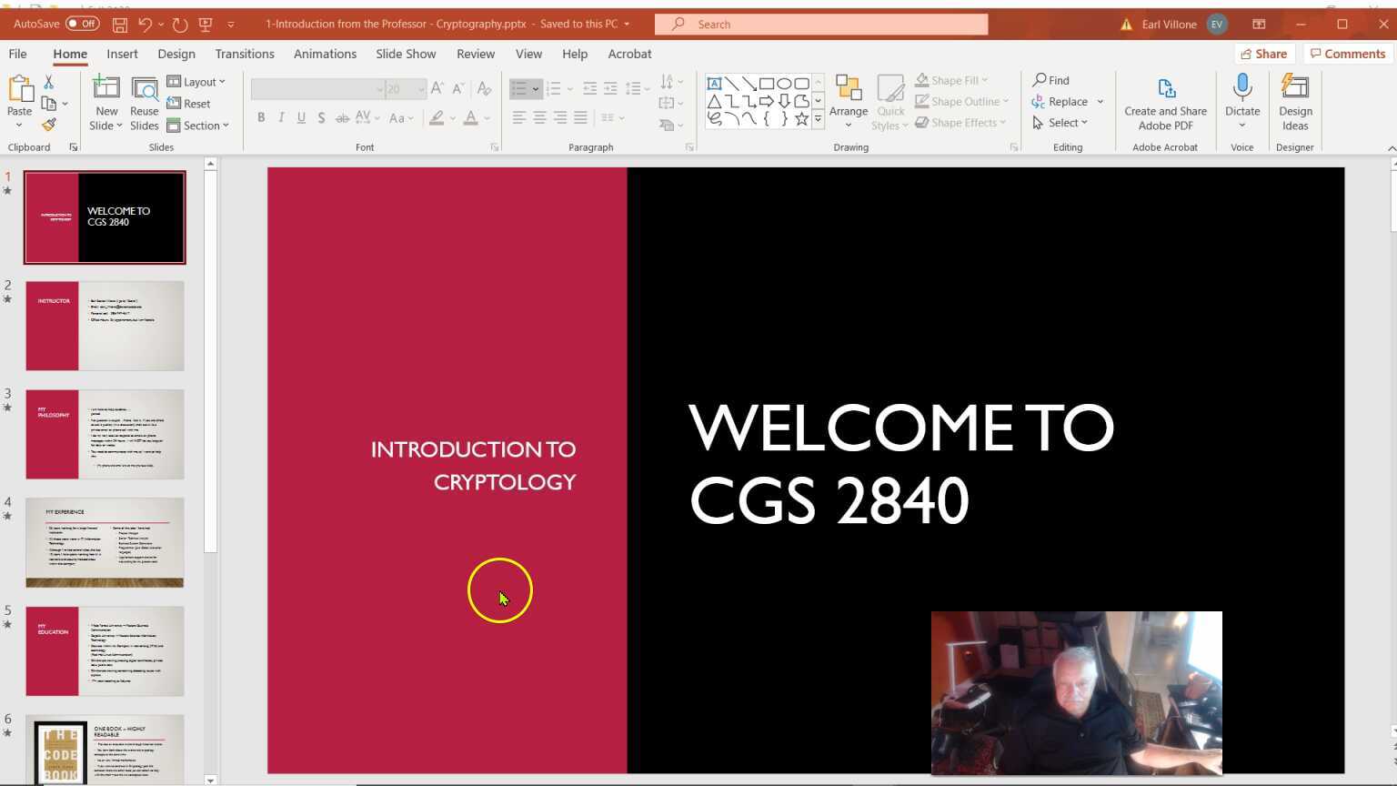 Intro to Cryptology 2021
