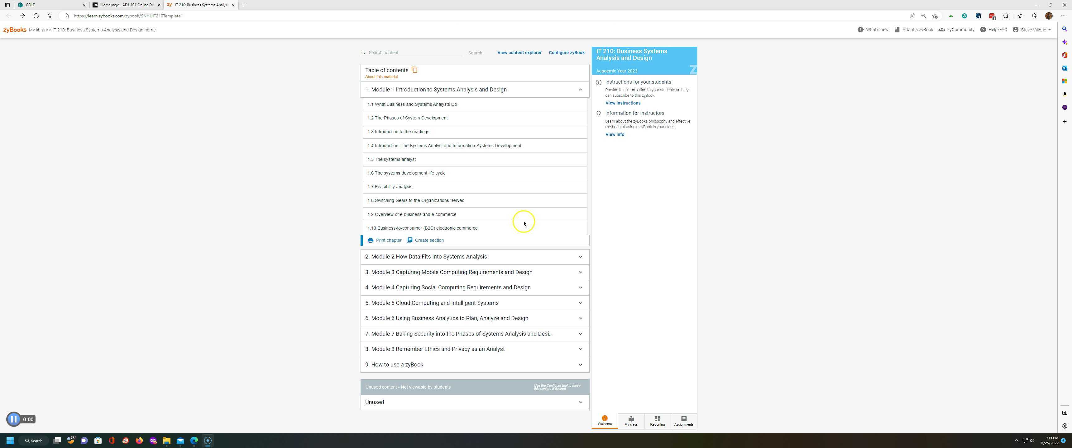 IT-210 - Module One - The Phases of Systems Development and Why Do I ...