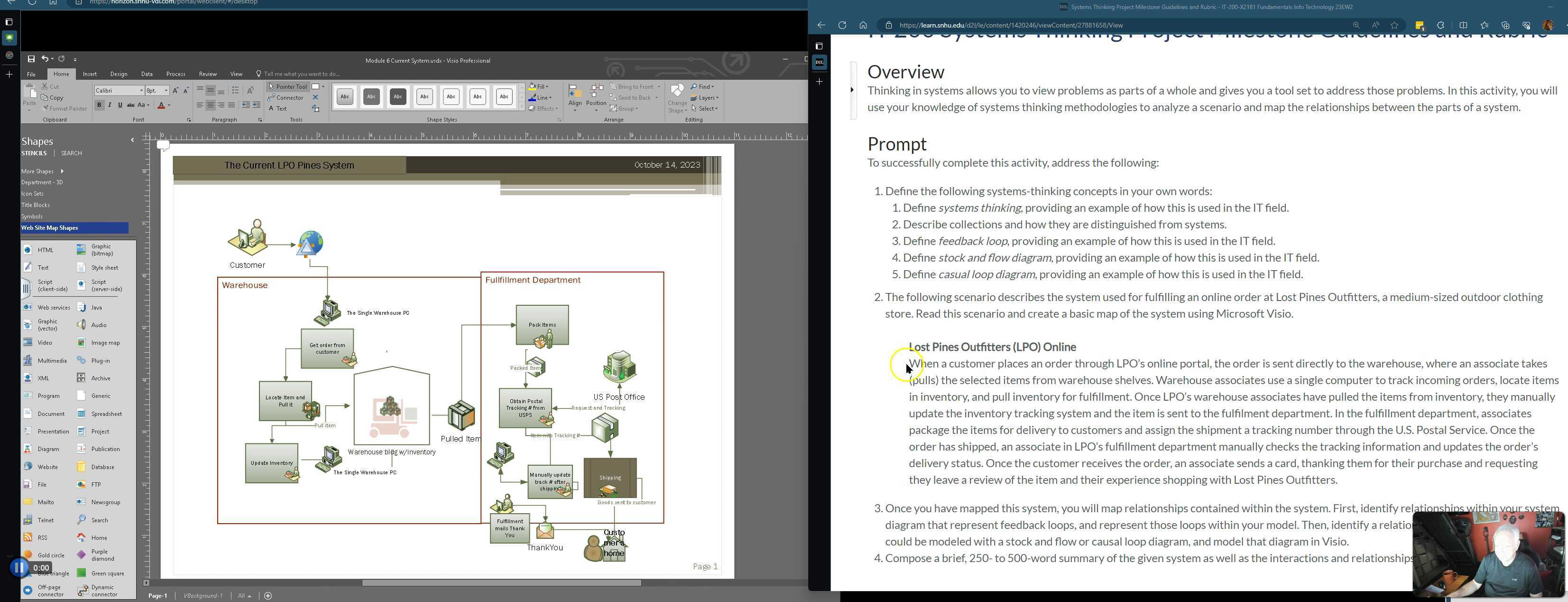 Final View of Current System using VDI Visio IT-200