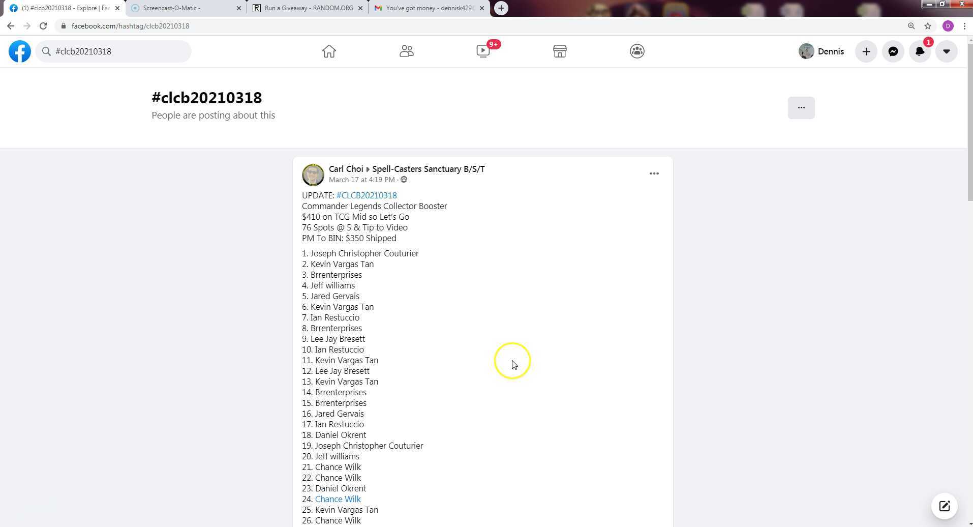 CC Commander Legends CB