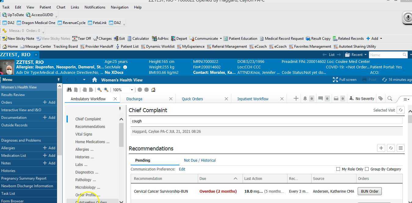 Cerner Clinic EMR training