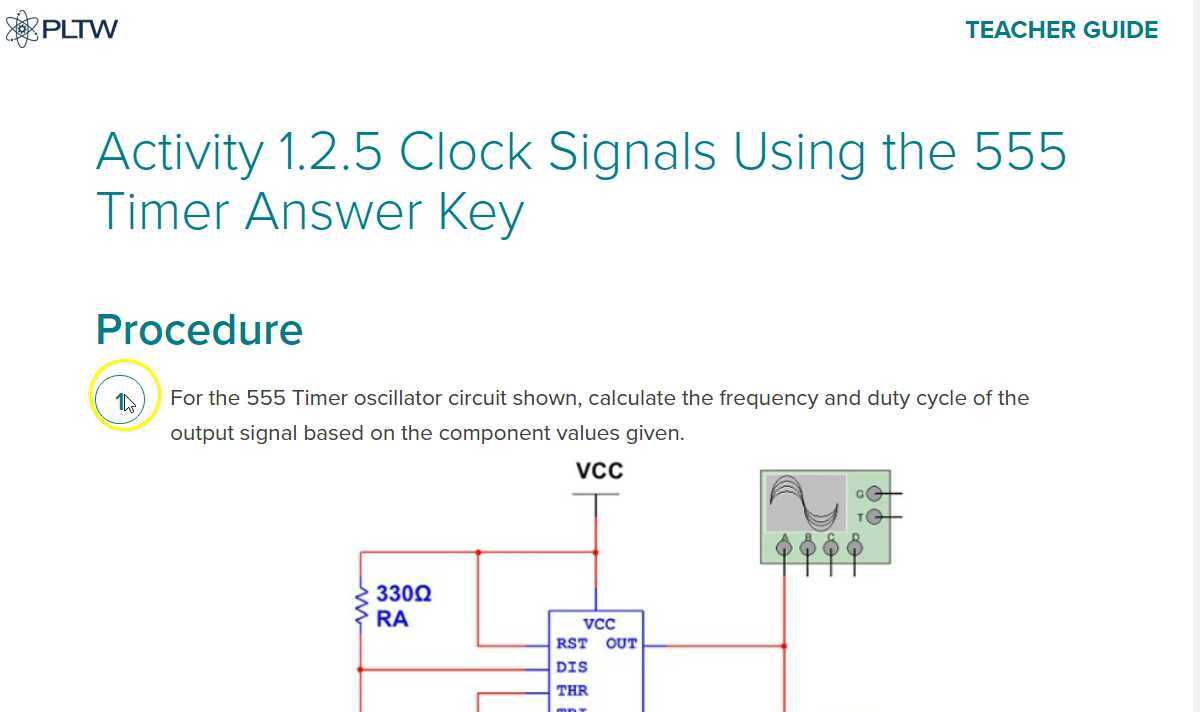 1.2.5. Clock Signals and 555 Timer Review