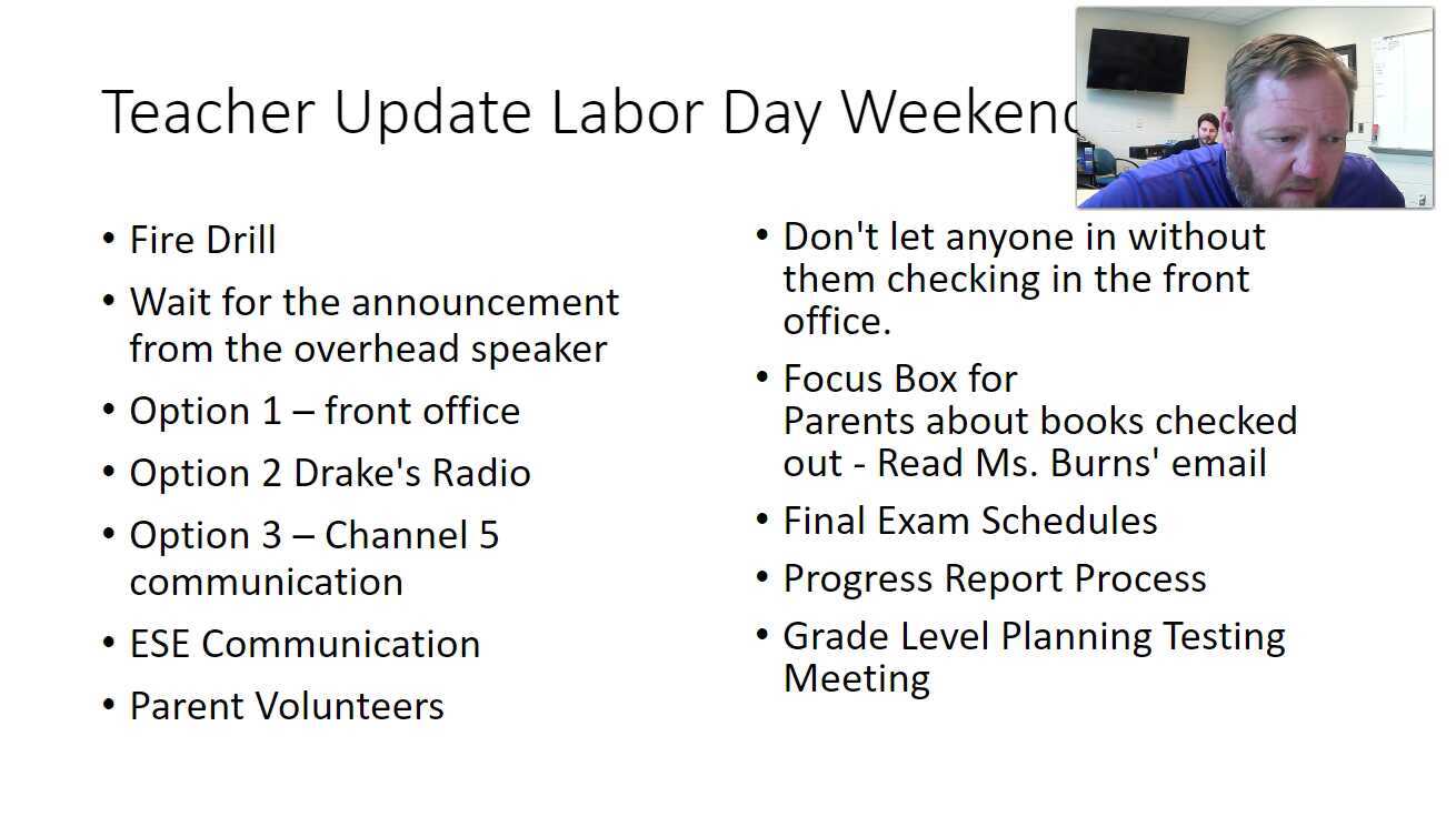 Teacher Update 090622