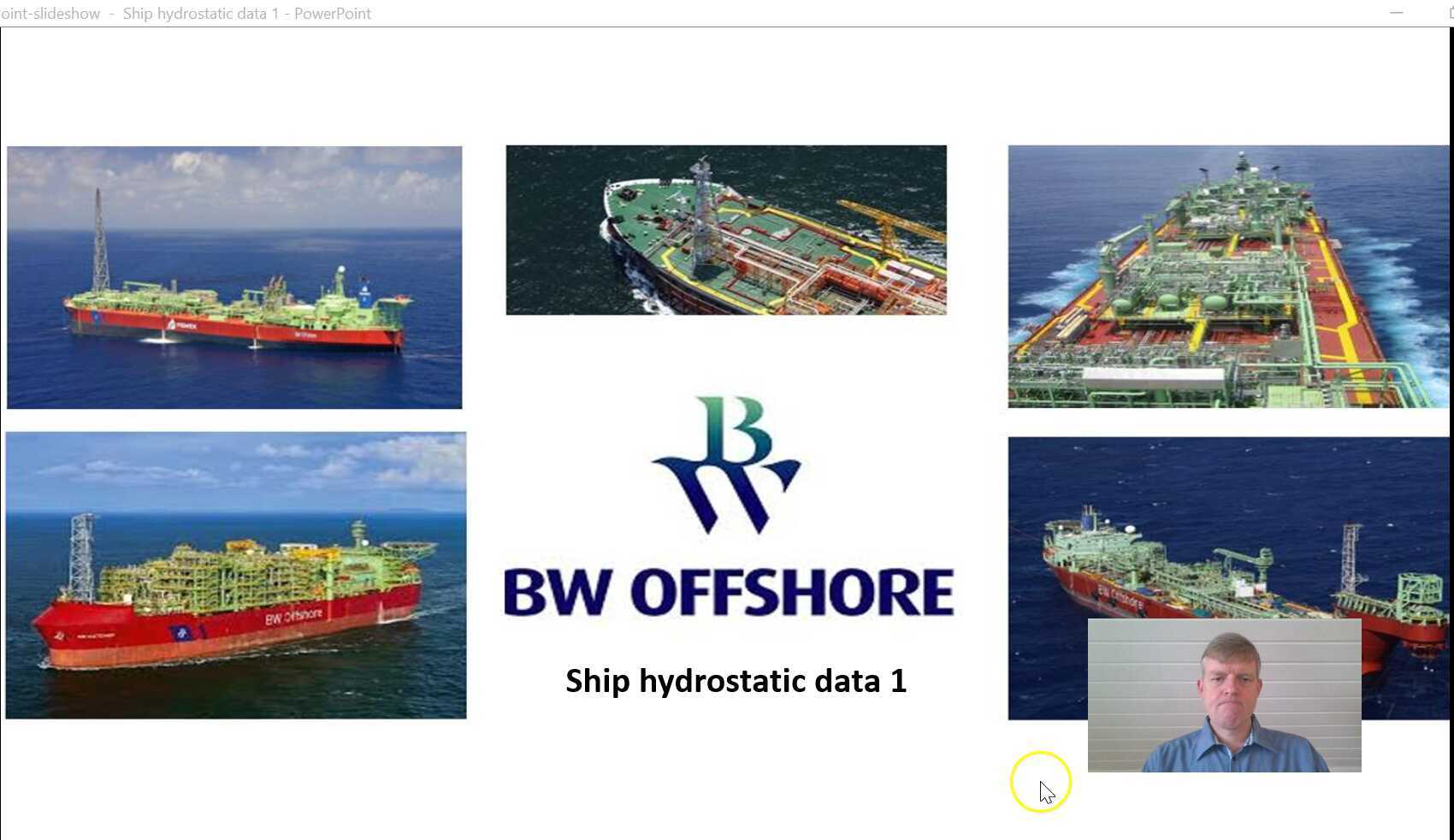 Ship hydrostatic data 1