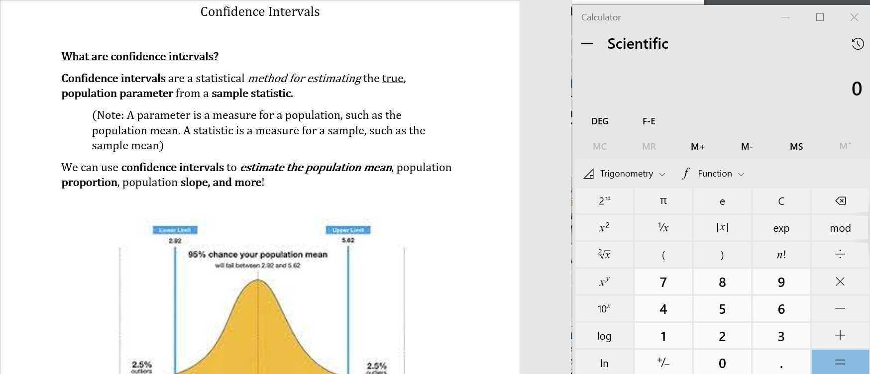 Introduction to Confidence Intervals