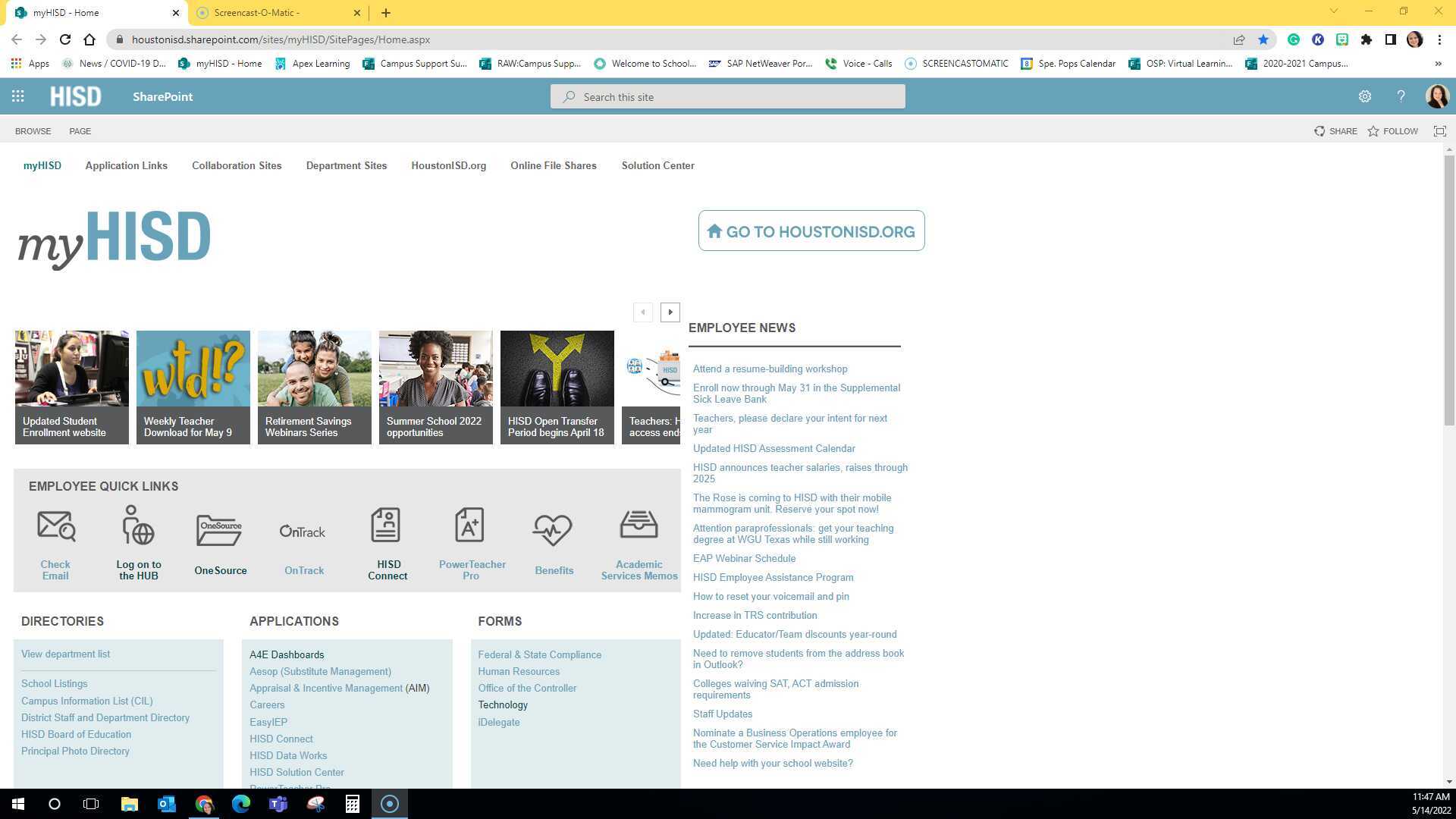 Accessing HISD Anywhere