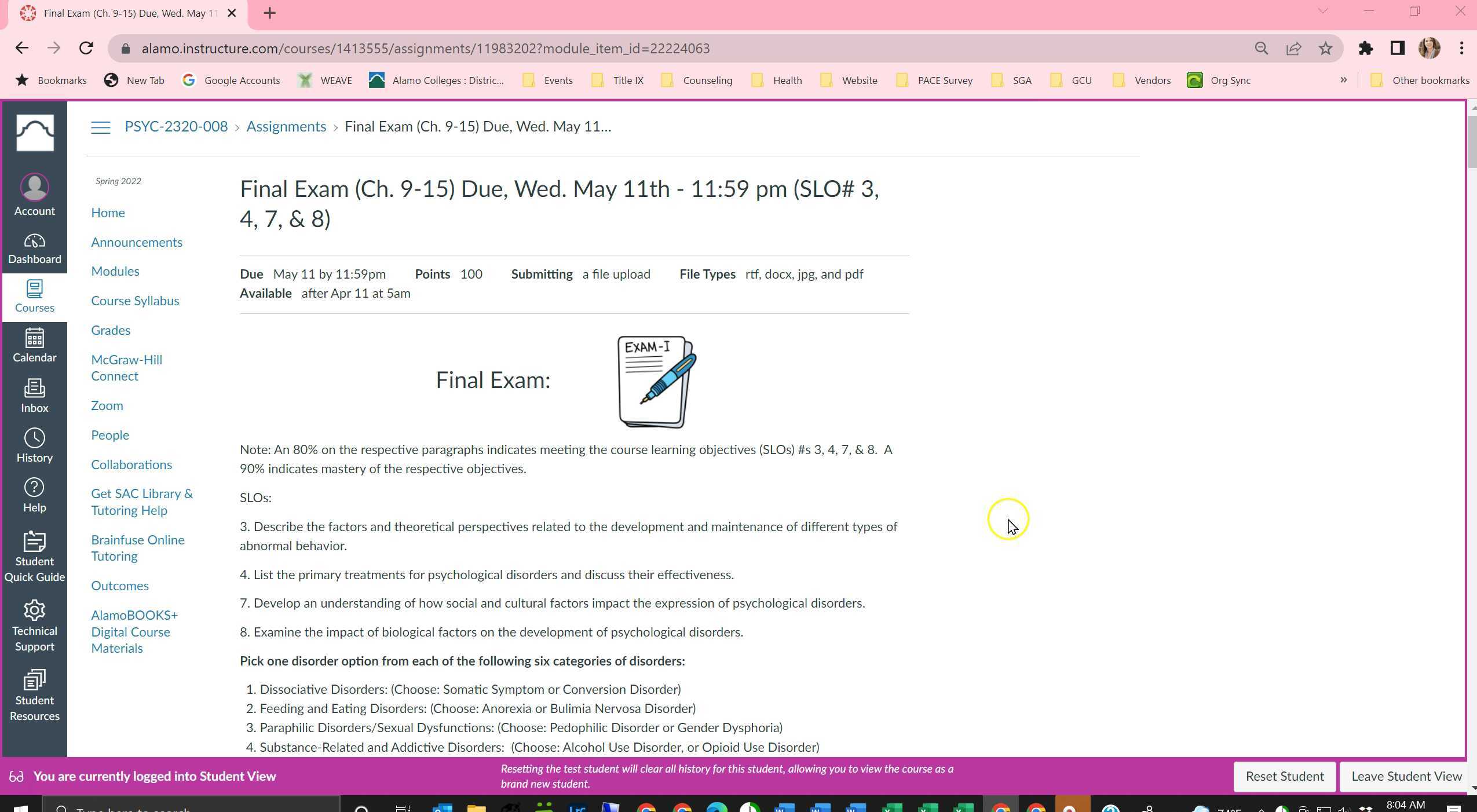 Final Exam (eff 04-18-22)