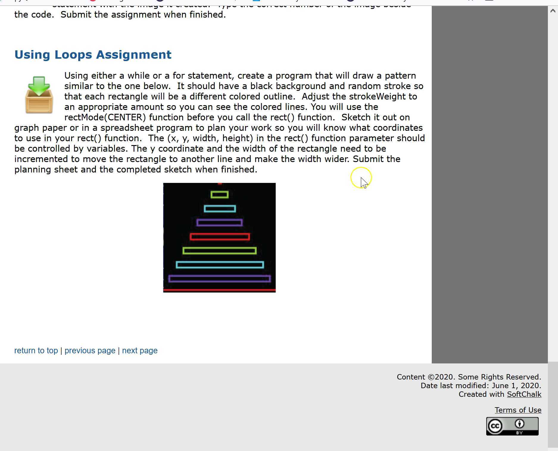 Using Loops Assignment