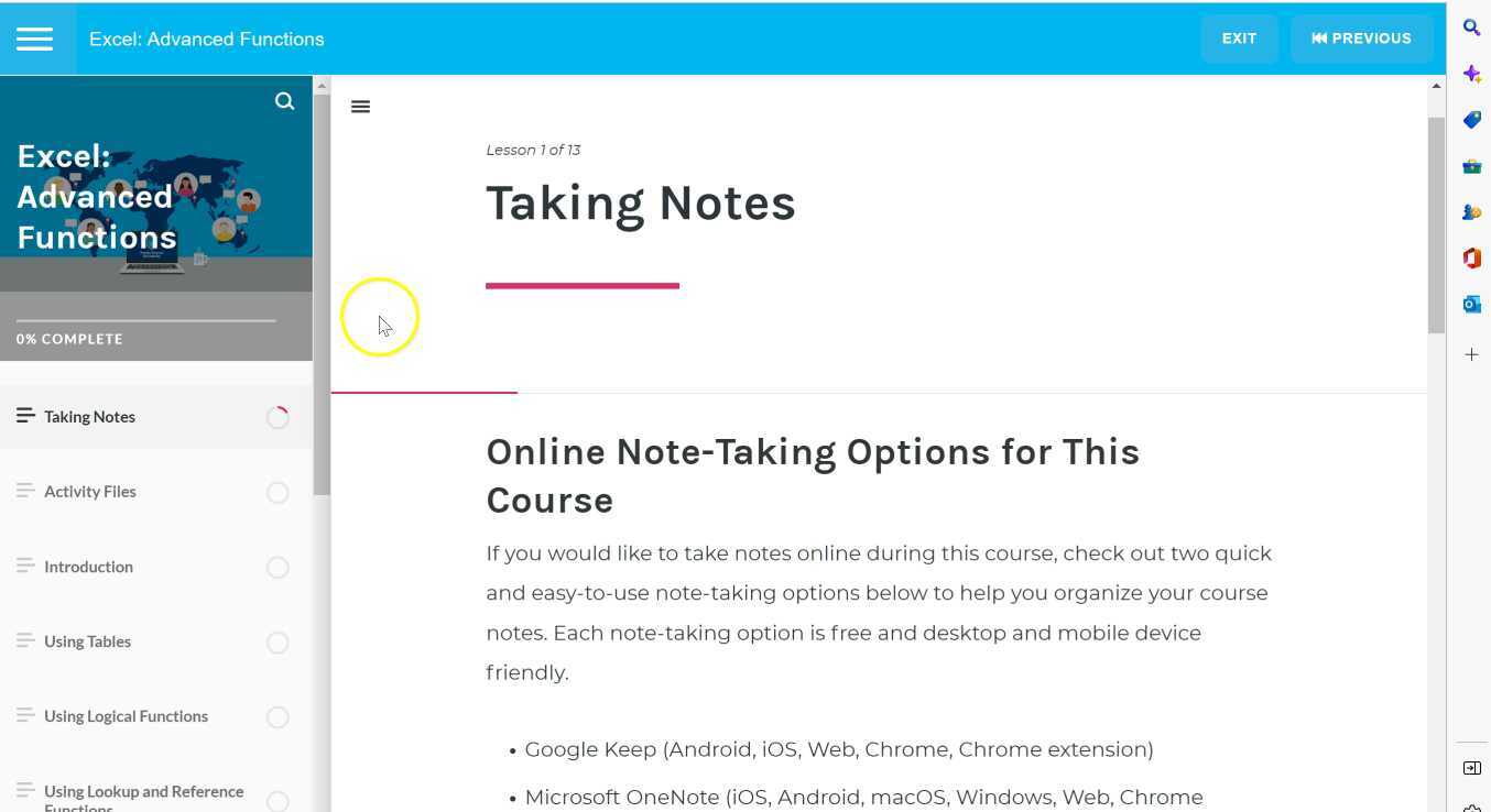 Excel:Advanced Functions